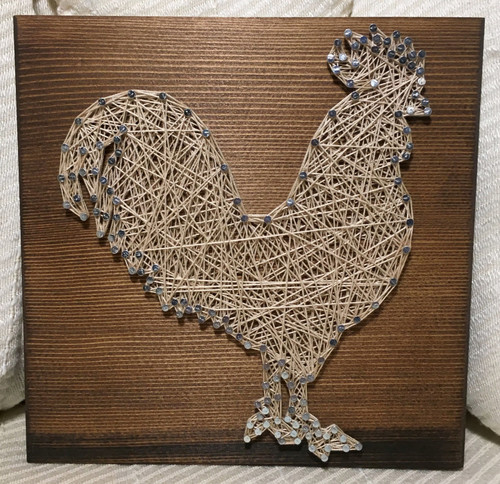 Rooster String Art | The Littles Oasis