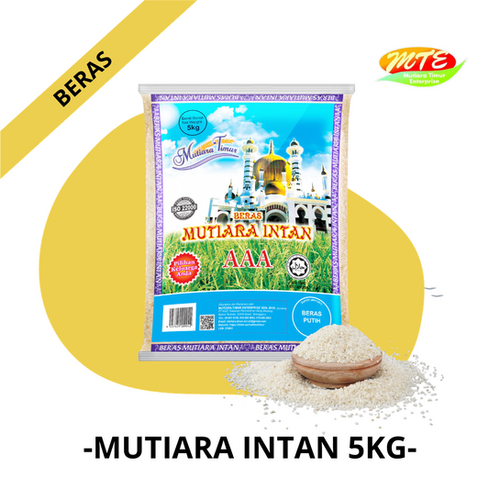 BERAS MUTIARA INTAN 5KG | MTE ENTEPRISE