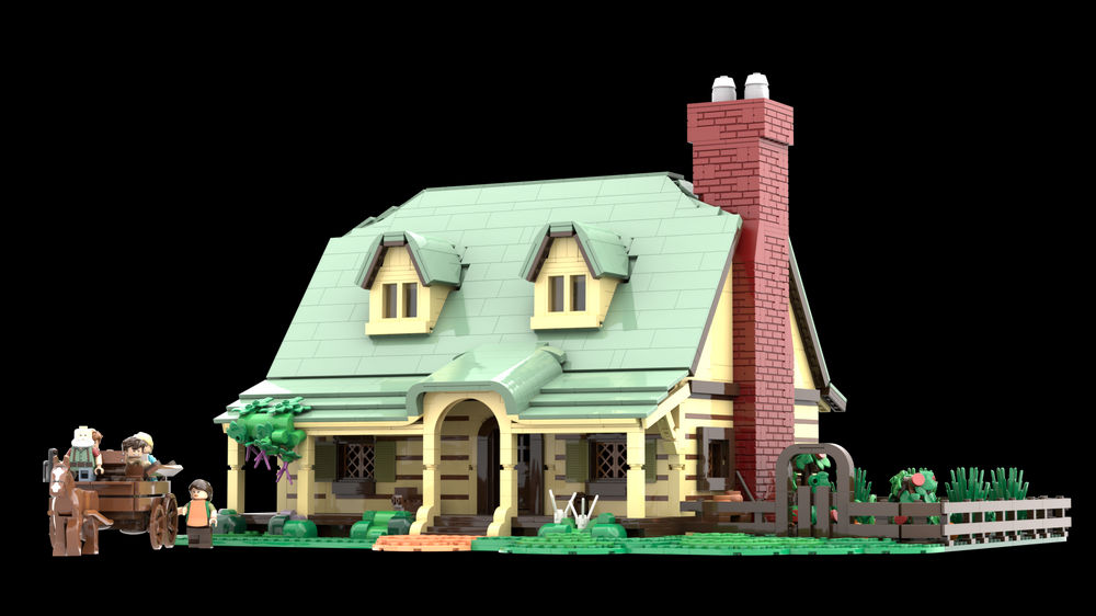Lego Igiby Cottage with updates and 2 D views | The Thwap House