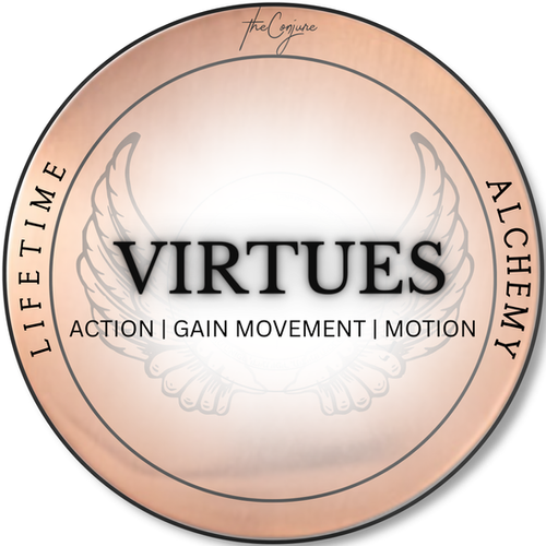 Alchemy Plate | Choir of Virtues | Movement, Action, Travel, Motion | The Conjure