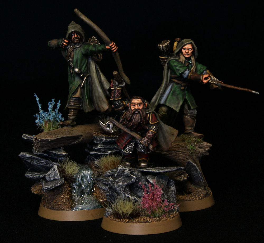Three Hunters & Multi Mini Display base