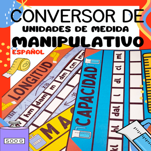 CONVERSOR DE UNIDADES DE MEDIDA MANIPULATIVO - V ESPAÑOL | Learn And Play