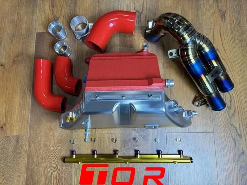 S58 aluminium intake manifold, charge pipe and heat exchanger ...