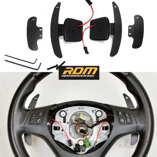 BMW E SERIES (Auto) CARBON FIBER PADDLE SHIFTER UPGRADE | RdmPerformance