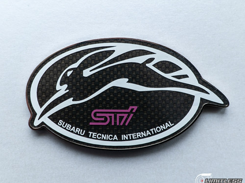 Subaru STI Rabbit Badge Carbon | limitlessperformance
