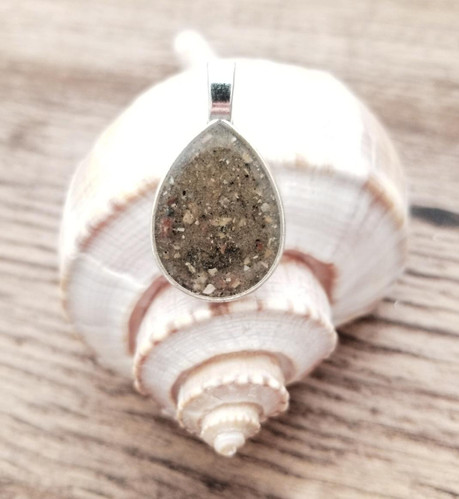 Edisto Beach Sand Teardrop Pendant | Mysite