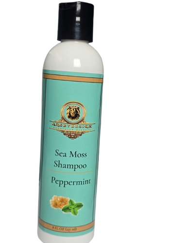 Sea Moss Shampoo-Peppermint | AgsByDesign