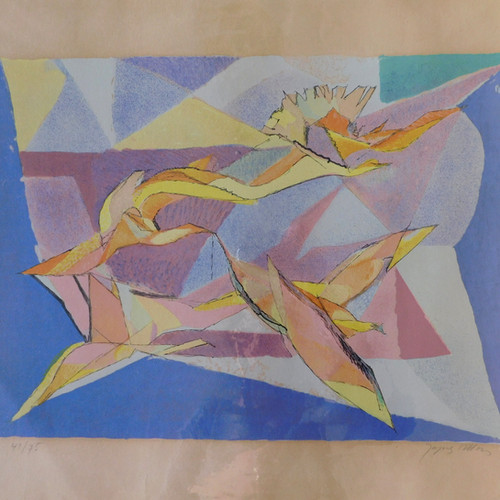 Original Jaques Villon Birds of Flight | mignonne