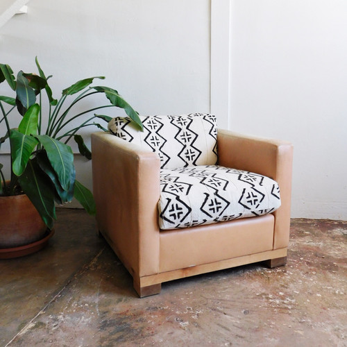Modern Mudcloth Club Chair | mignonne