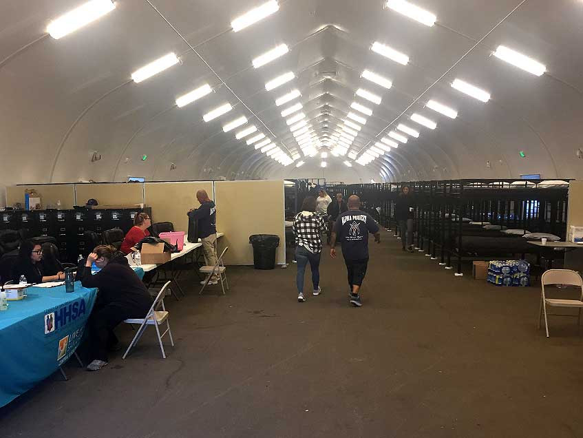 Union Rescue Mission Sprung Structure | dSantana