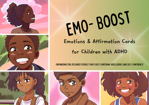 EMO-Boost Printable Emotions and Affirmations Cards | Dr. Angel Gates