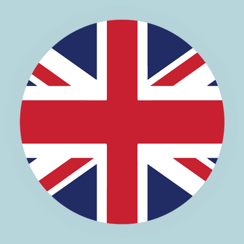 Union Jack Flag Glossy Sticker | Multiple Shapes & Sizes | Metal Memories