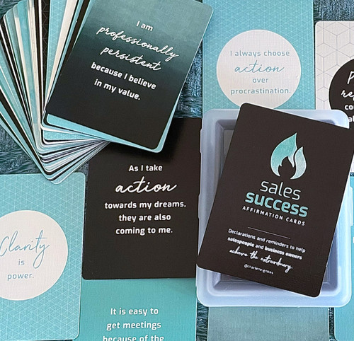 Success Cards: Deck of 56 Daily Affirmations & Tactical Sales Tips ...