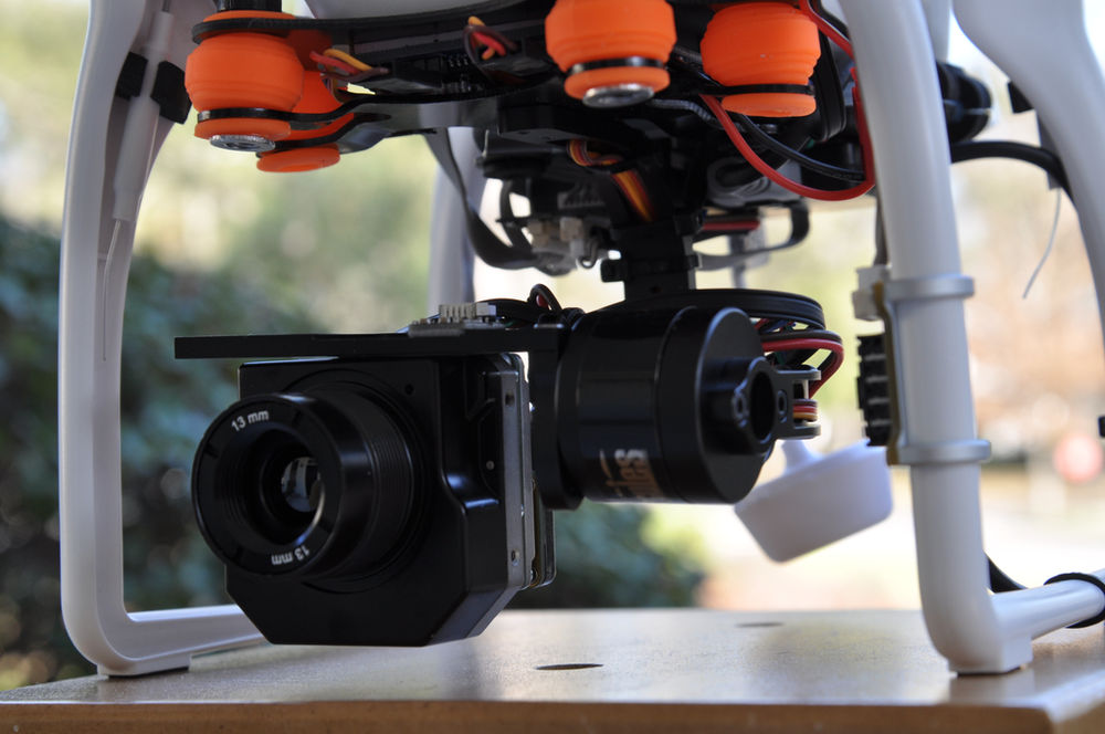 DJI Phantom 2 Flir Tau2 Thermal Camera UAV