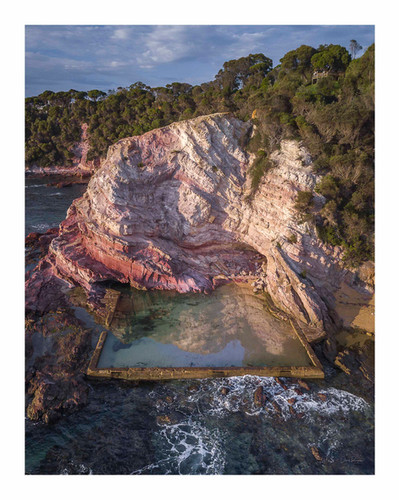 Aslings Beach Rock Pool Eden, Front View | DavidRogers