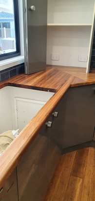 Wood Kitchen Benchtop Restoration | Konig Surface Repairs