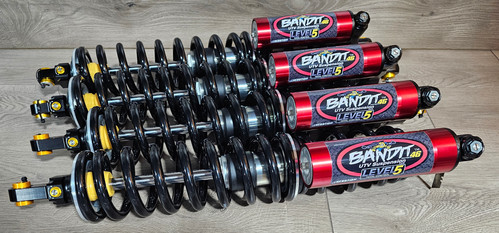 (ALL 4) 2021-25 YAMAHA RMAX 1000 2 & 4 SEAT LEVEL 5/STAGE 5 SHOCK ...