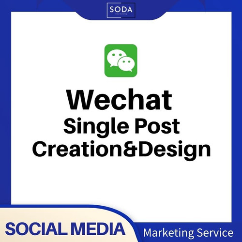 Wechat official account single post creation | SODA Marketing