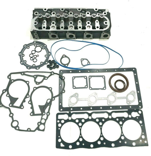 Kubota V1505 Cylinder Head with Full Gasket Set