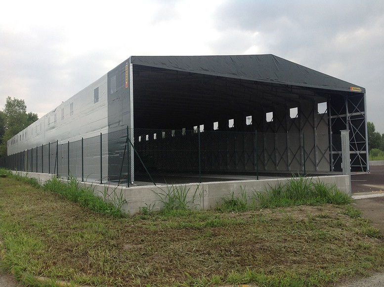 Retractable Fabric Structures & Warehouses | Ace Structures