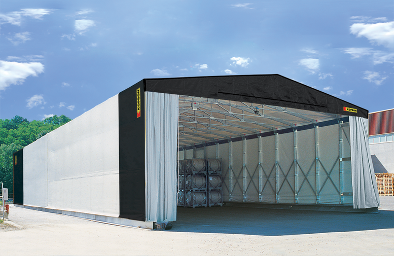 Retractable Fabric Structures & Warehouses | Ace Structures