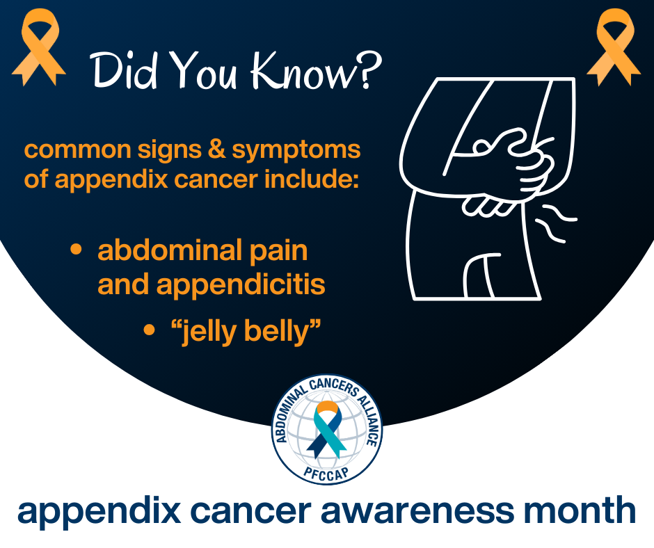 Understanding Signs and Symptoms - Appendix Cancer Awareness Month