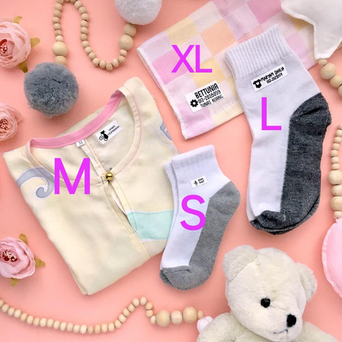 S3-Clothing Labels (Sticker baju) | Sticker sekolah