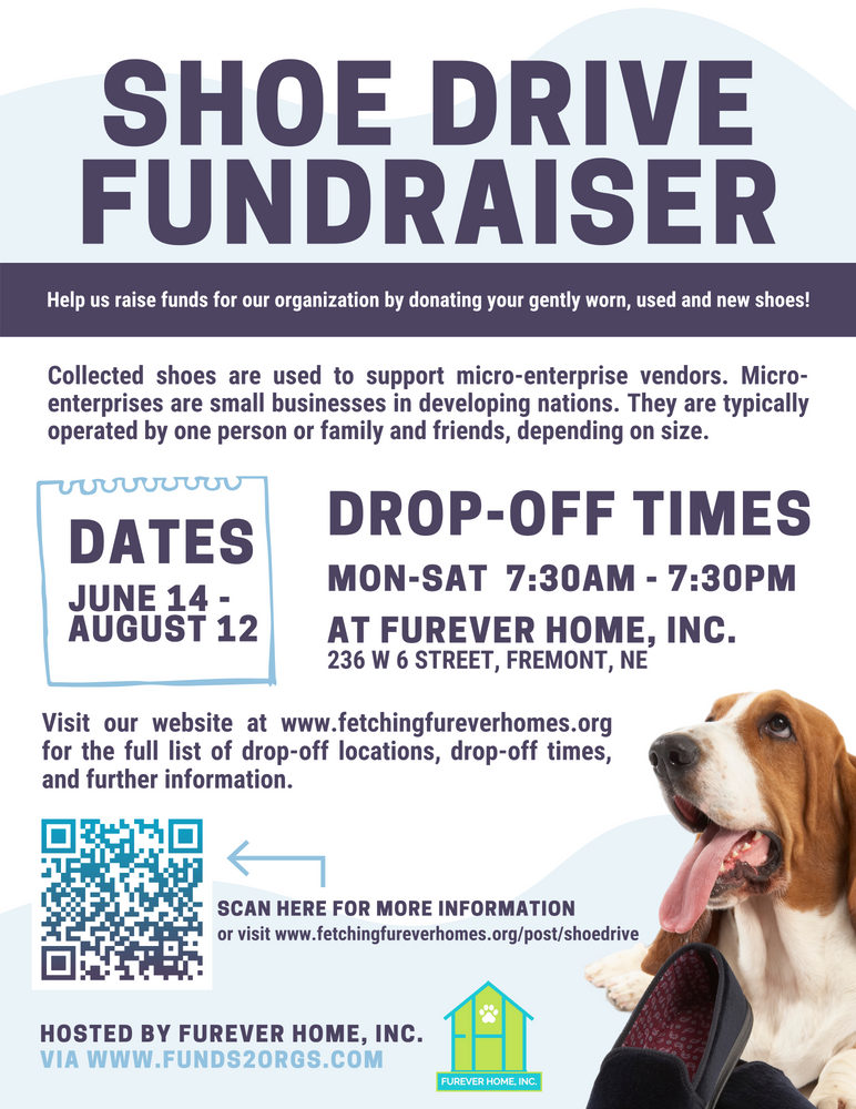 SHOE DRIVE FUNDRAISER