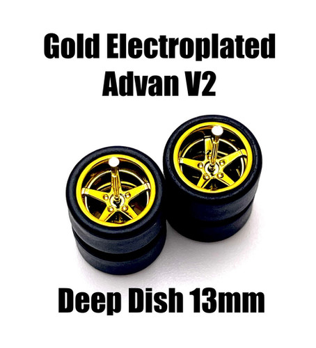 Advan V2 Deep Dish Gold Electro 13mm / 13mm | Shop 164