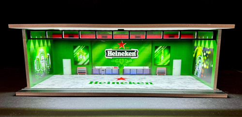 Heineken Theme LED Diorama Display | Shop 164