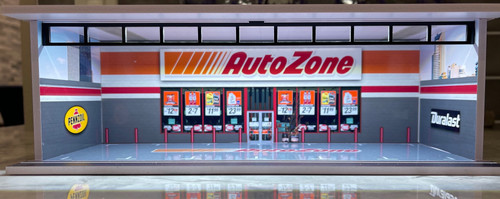 Autozone Interior Garage Theme LED Display | Shop 164