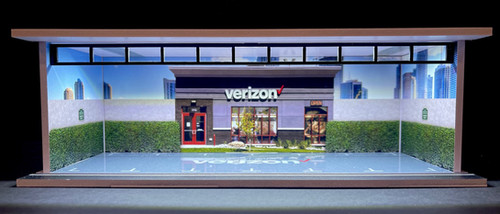 Verizon Theme LED Diorama Display | Shop 164