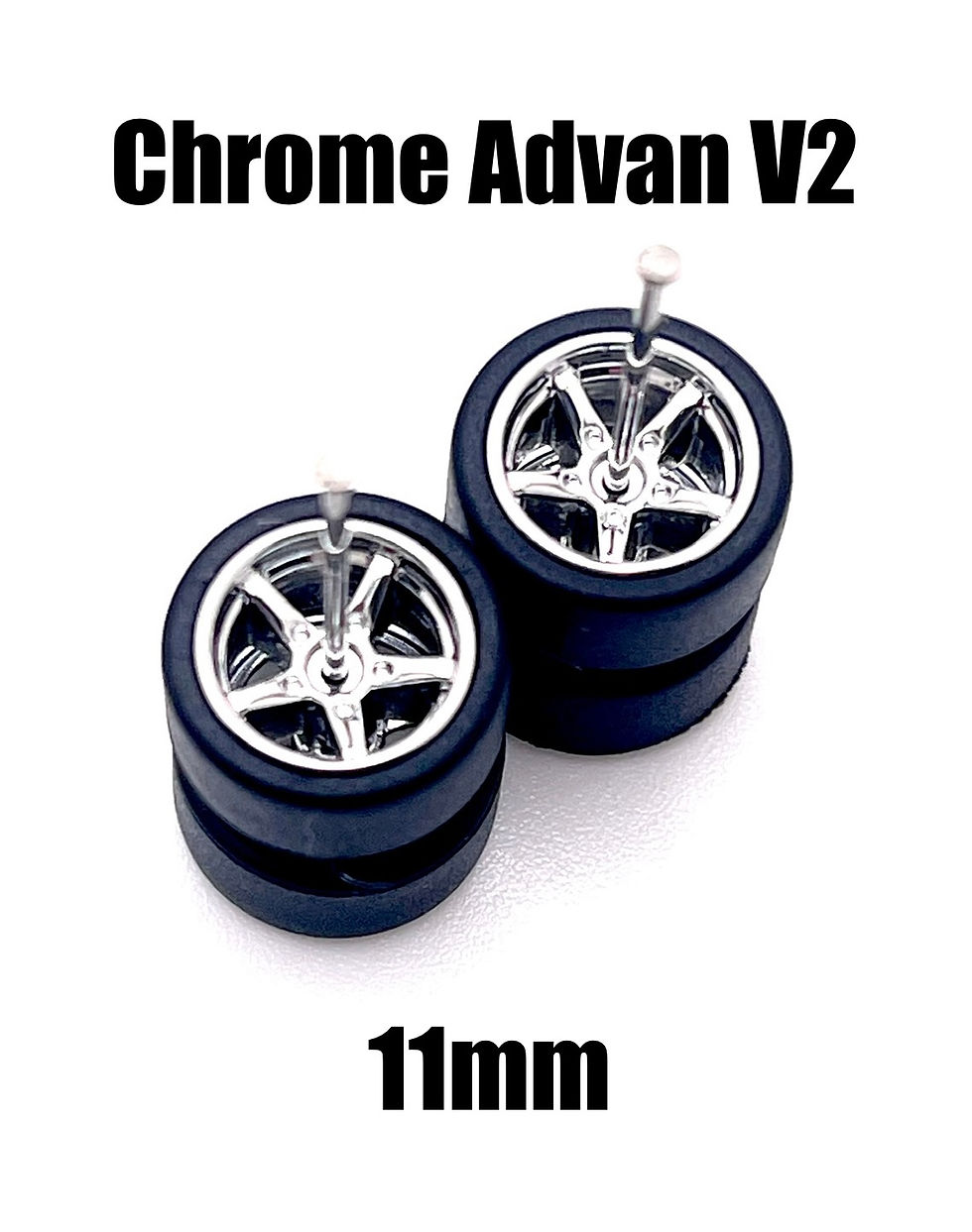 Advan V2 Chrome 11mm / 11mm Regular JDM axle NEWEST VERSION | Shop 164