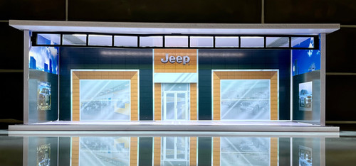 Jeep Exterior Dealership Garage Theme LED Display | Shop 164