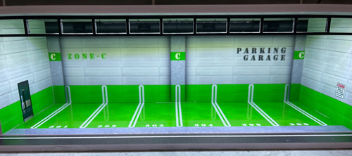Stackable Parking Garage Level 3 Theme LED Diorama Display | Shop 164