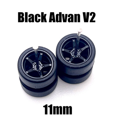 Advan V2 Black 11mm / 11mm shorter axle NEWEST VERSION | Shop 164