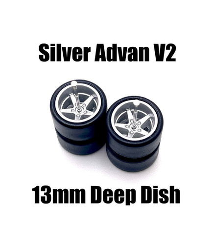 Advan V2 Deep Dish Silver 13mm / 13mm | Shop 164