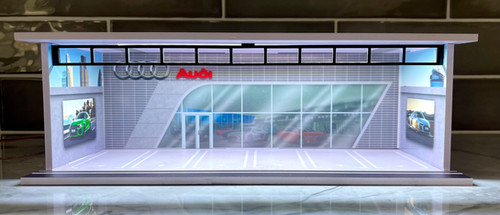 Audi Exterior Dealership Garage Theme LED Display | Shop 164