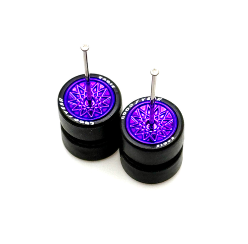 Starburst Purple + Lettered Tire 11mm / 11mm LIMITED EDITION | Shop 164