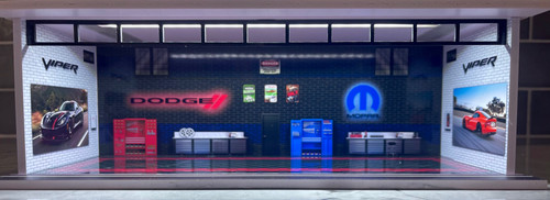 Dodge Viper Garage Theme LED Diorama Display | Shop 164