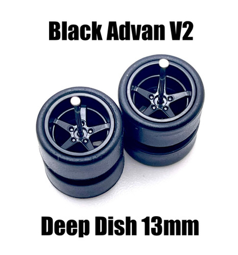Advan V2 Deep Dish Black 13mm / 13mm | Shop 164