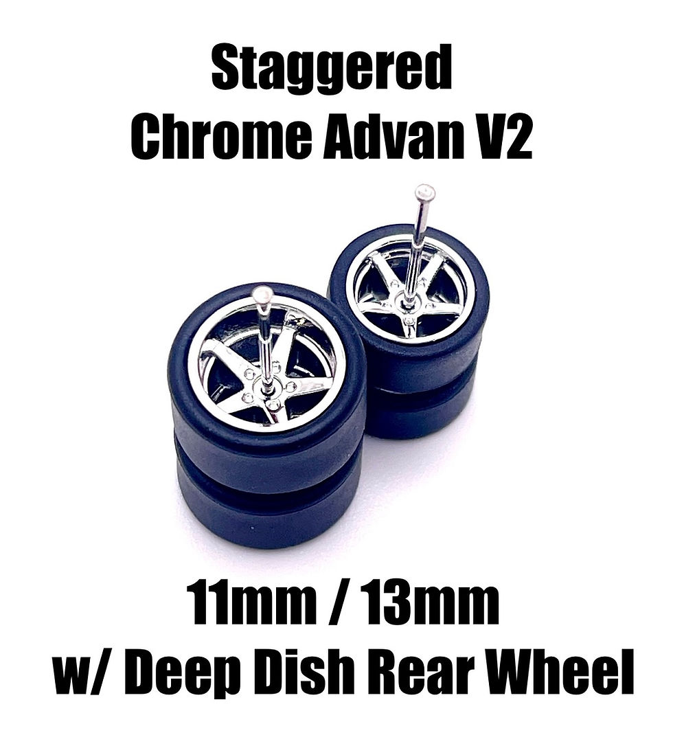 Staggered Advan V2 Chrome 11mm / 13mm | Shop 164