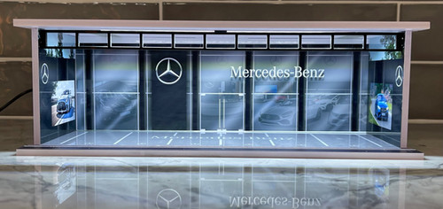 Mercedes Dealership Theme LED Diorama Display | Shop 164