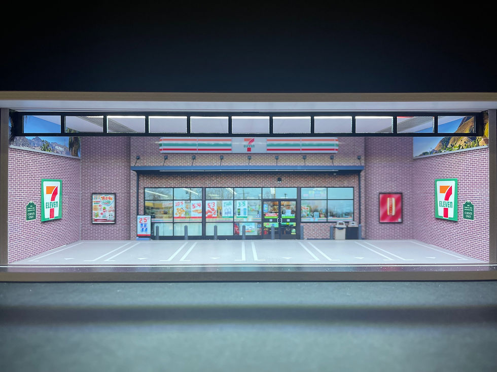 711 Theme LED Diorama Display | Shop 164