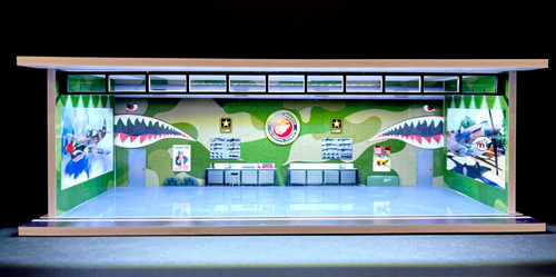 Military Base Theme LED Diorama Display | Shop 164