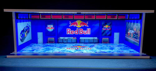 Red Bull Theme LED Diorama Display | Shop 164