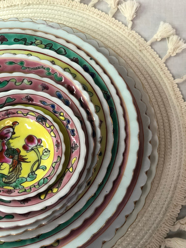 Peranakan Phoenix Plate | TK Pottery Jungle