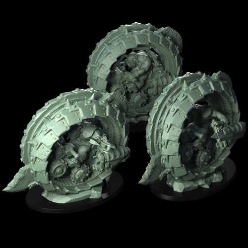 Orc Mono-Wheel Bike | Necrotech Prints