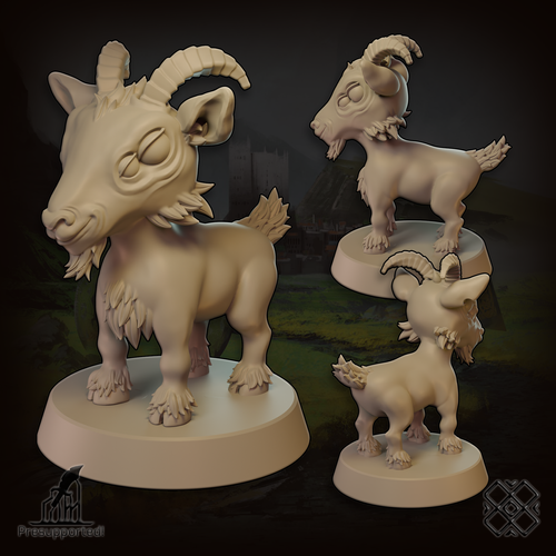 ApplyScale Four Eyed Demon Goat | Necrotech Prints
