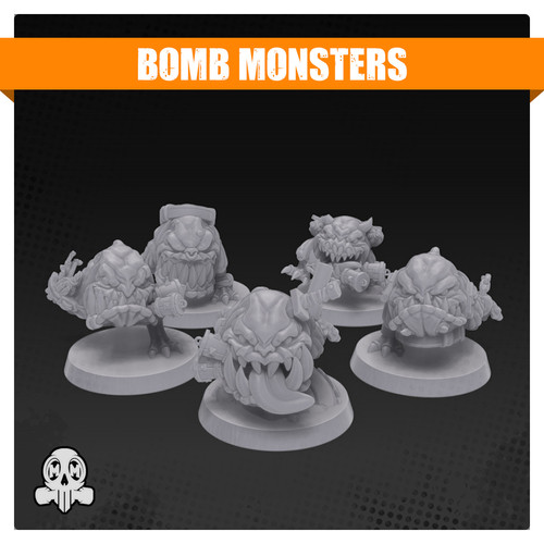 Orc Bomb Monsters | Necrotech Prints